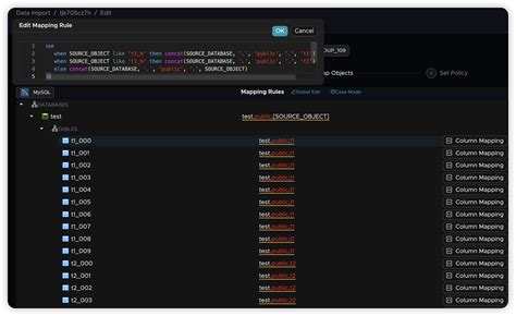 Data Sync Map Objects Tacnode