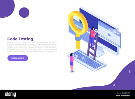 App Tester Software Or Application Testing Isometric Vector Concept Debugging Development