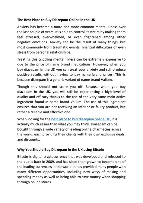 The Best Place To Buy Diazepam Online In The Uk By Diazepam Uk Issuu