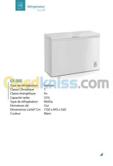 Congelateur Iris Cf 255 Alger Hussein Dey Algérie
