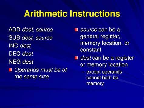 ppt introduction to 8086 assembly language powerpoint presentation free download id 747151