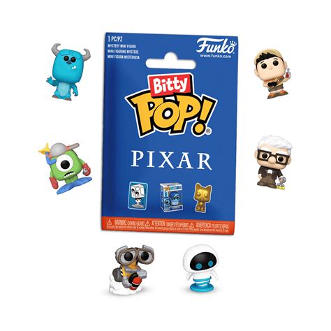Bitty Pop Singles Pixar 12 Pack Polybag