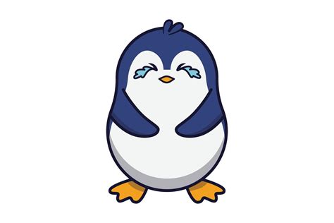 Sad Penguin Crying Illustration 74055385 Vector Art At Vecteezy