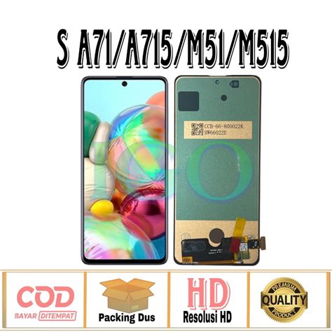 Jual Lcd Touchscreen Samsung Galaxy A71 A715 A71f M51 Fullset