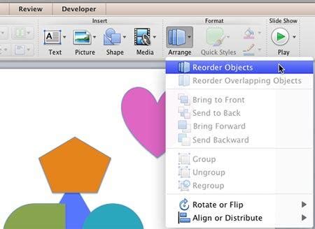 Dynamic Reordering Of Shapes In Powerpoint 2011 For Mac