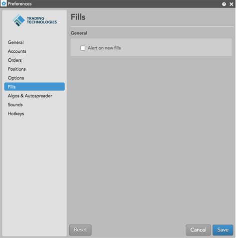 Fills Preferences Preferences Help And Tutorials