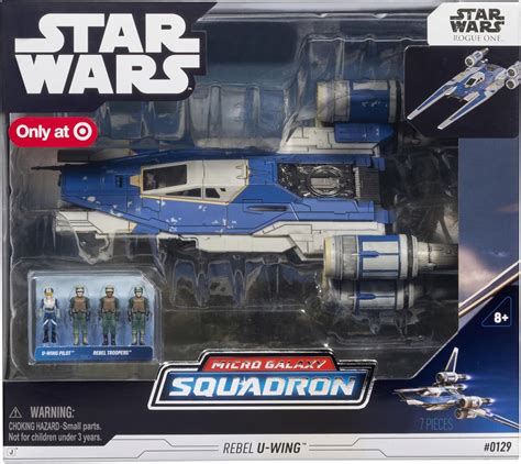 Star Wars Swj0302 Vehiculo Deluxe De 8 Pulgadas Con Figura Rebel U Wing