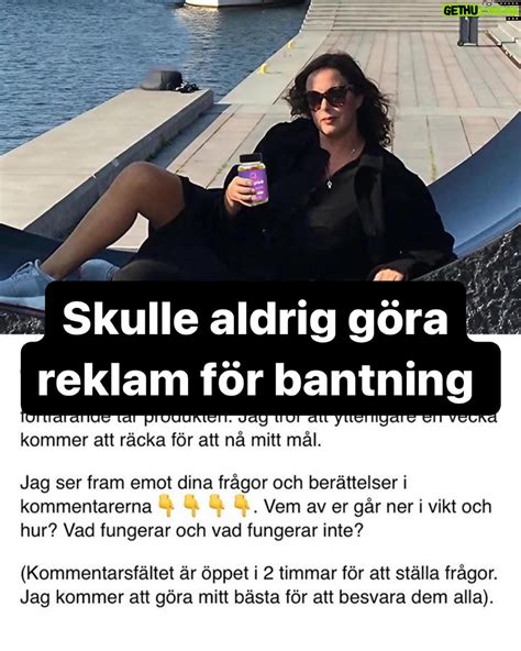 Hanna Hellquist Instagram På Förekommen Anledning Jag Gör Inte