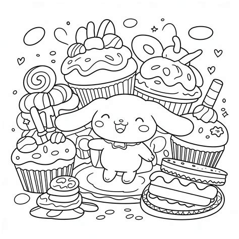 Cinnamoroll Coloring Pages Cute [2025]