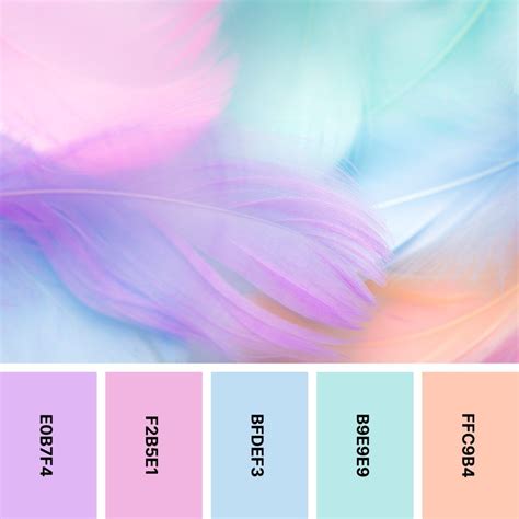 31 Light Color Palettes For Airy Designs Color Meanings Color