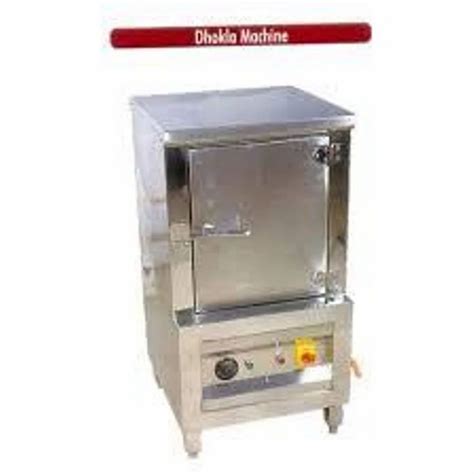 Stainless Steel Dhokla Making Machine Number Of Traysplates 1 Plate Machine Type Automatic