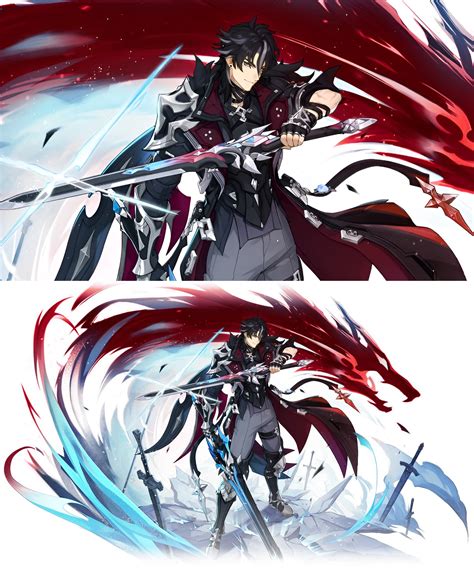 Paimon Splash Art Varka Với Tone Màu Của Wriothesley Cre