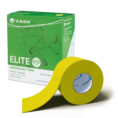 K Active® Tape Elite Box Of 1 6er Box Gelb 68086