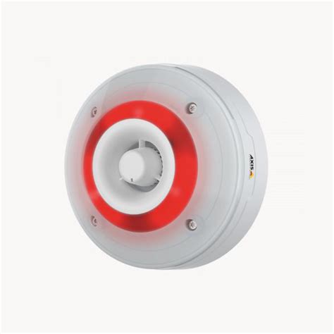 Sirene Axis D4100 E Estroboscópica Com Vários Padrões De Luz