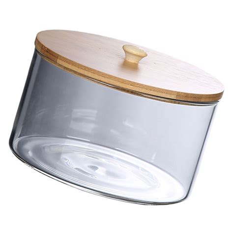 1pc Glass Storage Container Tea Cup Container Teaw Vicedeal