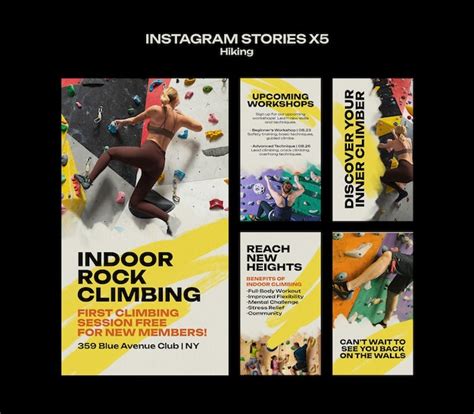 Premium Psd Hiking Template Design