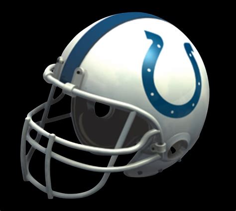 Indianapolis Colts Helmet Logo Colts Helmet Indianapolis Stock