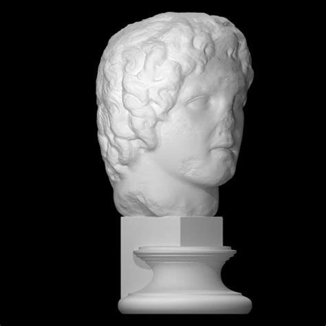 3d Printable Portrait Of Alexander The Great In The Erbach Type By Scan The World
