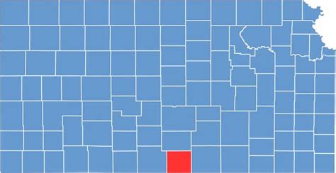 Harper County Map Kansas Us County Maps