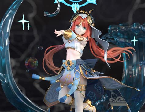 Genshin Impact Nilou 3d Printed Model Resin Kit Unpainted Etsy