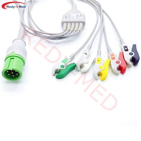 Compatibel With Contec Cms8000 One Piece 3 Lead 5 Lead Ecg Cable One