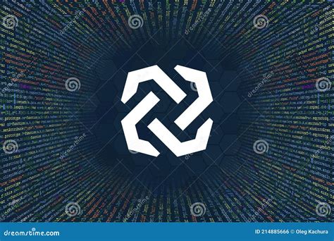 Bitmark Btm Cryptocurrency Symbol A Tunnel From A Computer Program