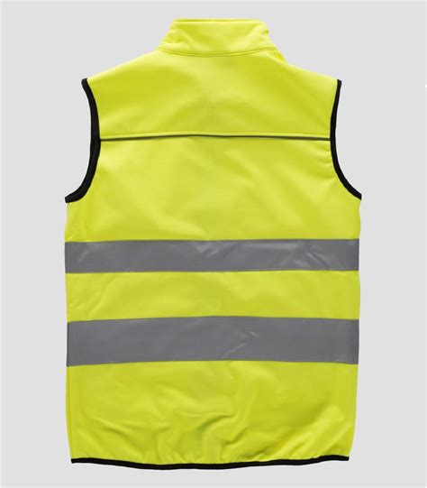 Chaleco Workshell Alta Visibilidad Amarillo