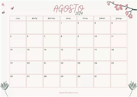 Calendarios Agosto 2024 💜 Para Imprimir En 2024 Calendario Para
