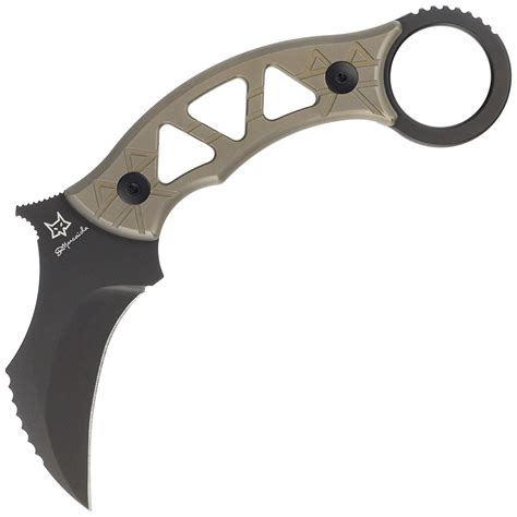 Nóż Fox Tribal K Karambit Titanium Bronze Black Pvd M390 By Doug Marcaida Fx 803 Tipvd