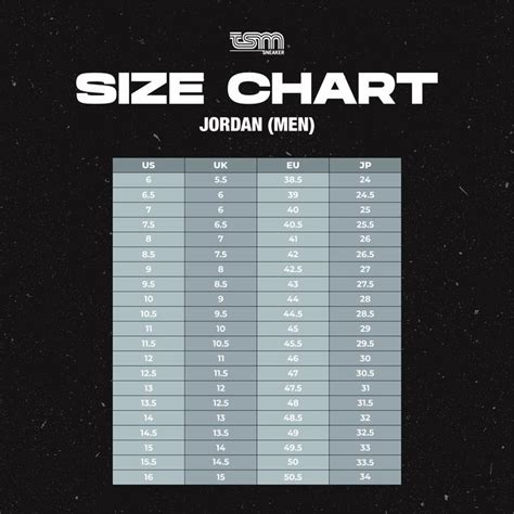 Air Jordan Shoe Size Chart Size Chart Do Nike Air Jordans Run Small