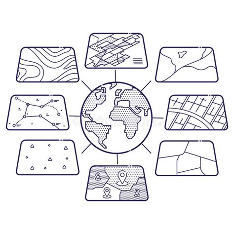 Spatial Data Layers Stock Illustrations 49 Spatial Data Layers Stock