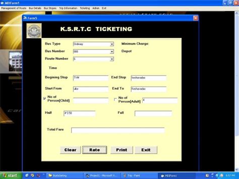 Bus Station Management System Project In Vb With Source Code And Report [ Download ] Kashipara