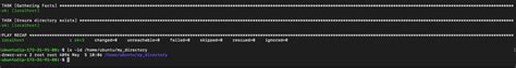 using ansible file module to manage files and directories