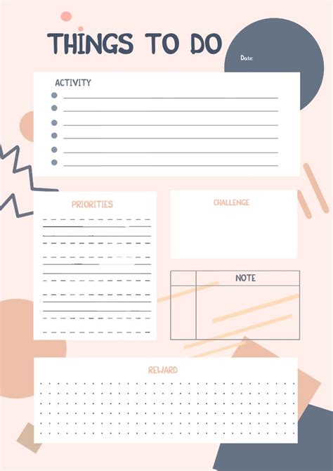 Daily Schedule Organizing Your Day Template Edit Online Seapik