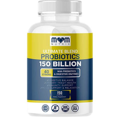 Probiótico Mom Nutrix 150 Billones 40 Cepas 150 Capsulas Nacasalud