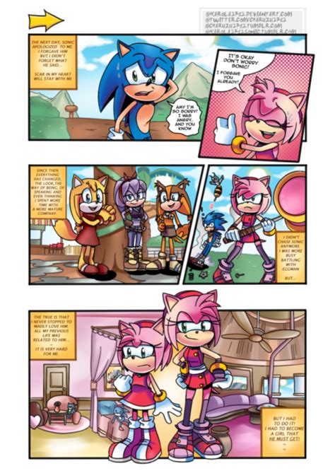 Boom Sonamy Comic Tumblr Sonic Fan Characters Comic Page Sonic