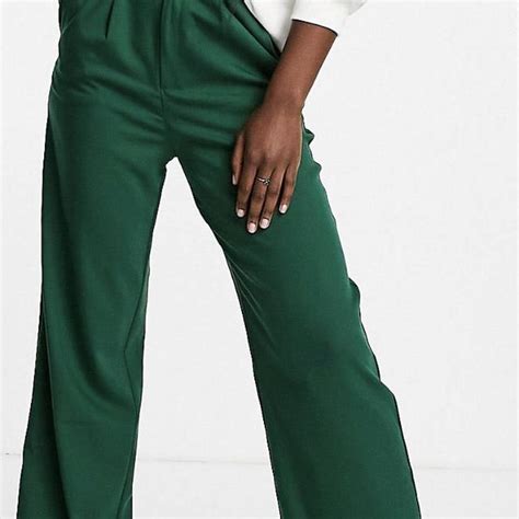 Stradivarius Wide Leg Relaxed Dad Trouser •only Worn Depop