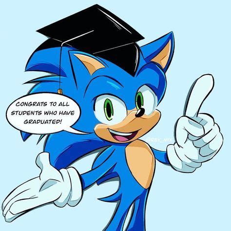 Sonic The Hedgehog Graduation Cap