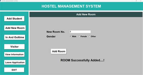GitHub Pirjademl Hostel Management System A Hostel Management Project In Python Using Tkinter