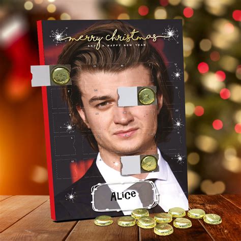 Personalised Celebrity Advent Calendar Joe Keery Bezzazz