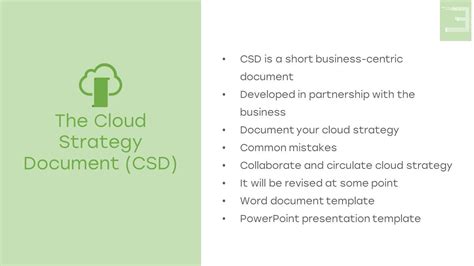 The Cloud Strategy Master Class