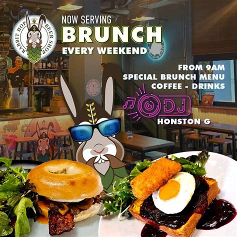 Rabbit 🍽️ Brunch At Rabbit Hop ☕🎶 📅 Every Saturday And Sunday 📍 Rabbit