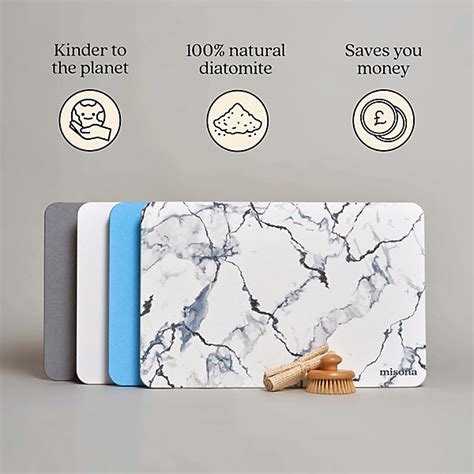 Diatomite Stone Bath Mat Grey