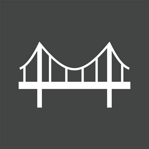 Bridge Glyph Inverted Icon 14379581 Vector Art At Vecteezy