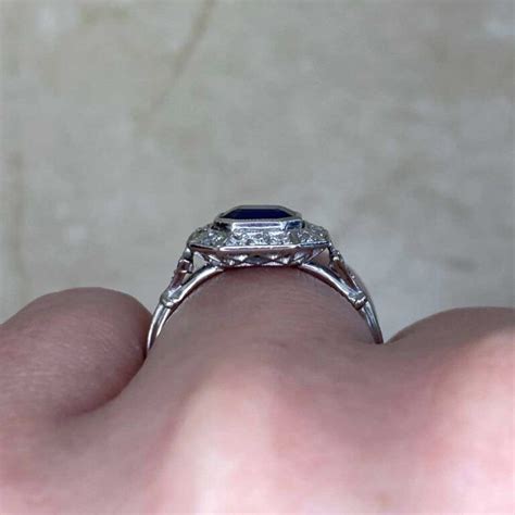 128ct Amherst Engagement Ring Estate Diamond Jewelry