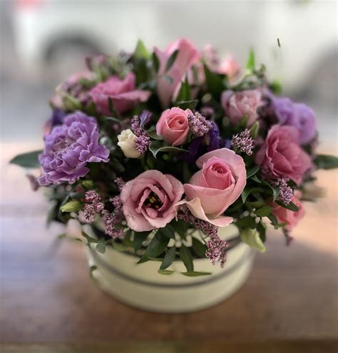 Hat Box Flower Arrangement Best Flower Site