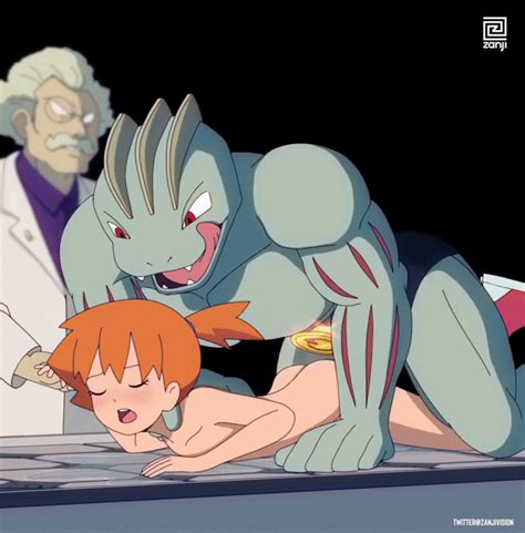 Zanjivision Dr Zager Machoke Misty Pokemon Nintendo Pokemon