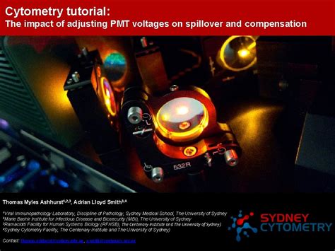 Cytometry Tutorial The Impact Of Adjusting Pmt Voltages