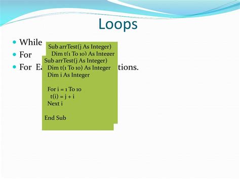 Ppt Vba Programming Powerpoint Presentation Free Download Id1139736