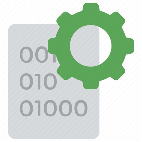 Data Management Database Development Database Management Gear And Binary Code Software